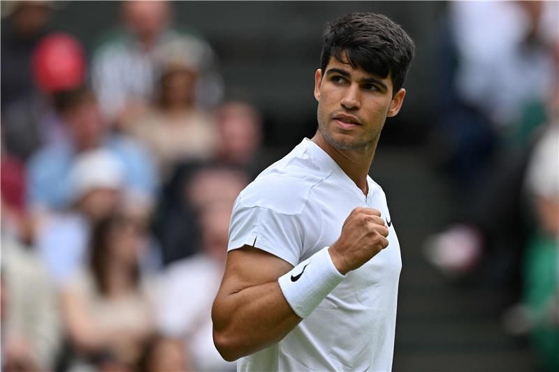 بالصور: انطلاقة ناجحة لألكاراز المدافع عن لقب ويمبلدون | كووورة