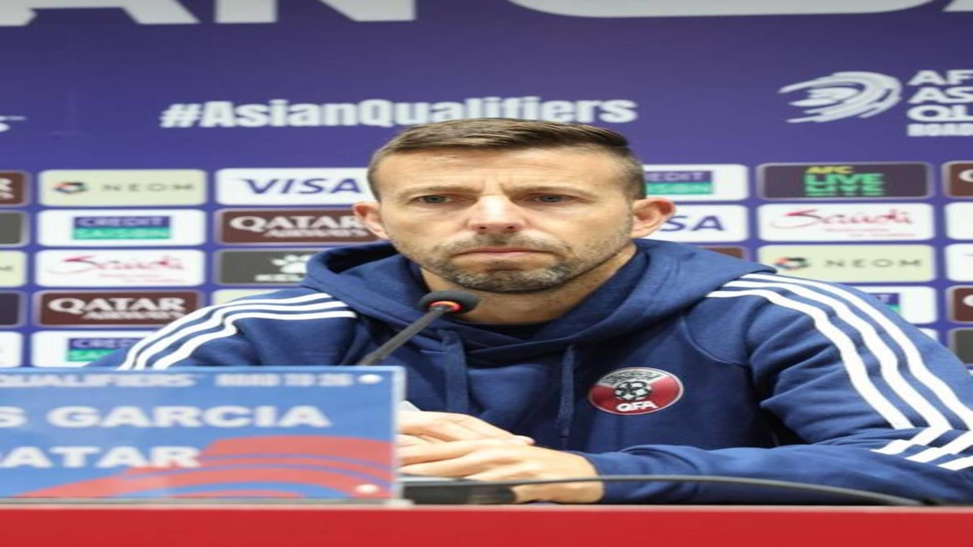جارسيا: نريد تقديم مستوى يليق بالكرة القطرية أمام قيرغيزستان | كووورة